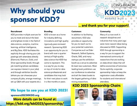 Kdd2023 Acm Sigkdd And Annual Kdd Conference