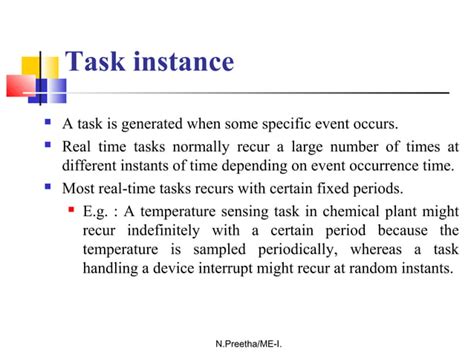 Real Time Scheduling Basic Concepts Ppt