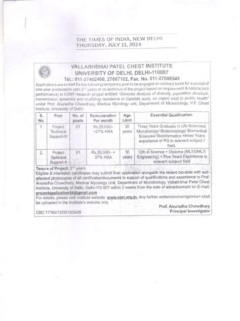 150 Project Technical Support In Icmr Project 637 Pdf