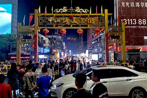 中山路美食街摄影图片风光摄影 快乐禄禄的博客 太平洋电脑网摄影部落