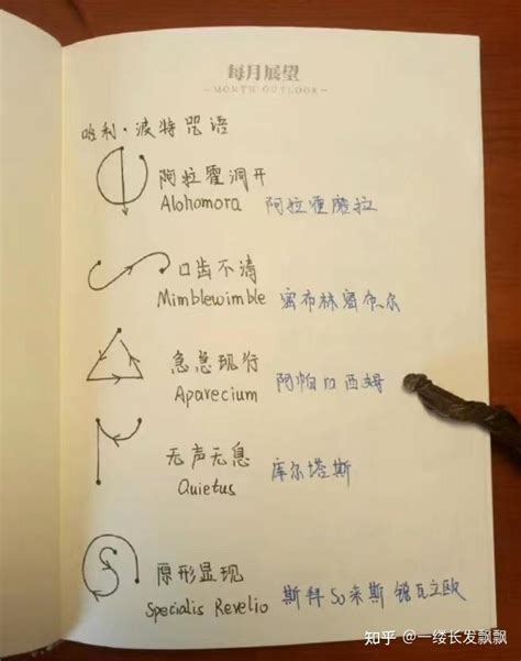 哈利波特魔法咒语大全 知乎