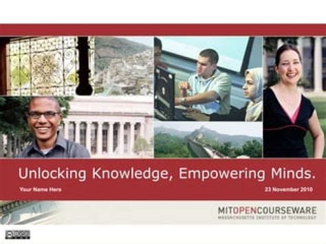 Mit Opencourseware A Key To In Depth Learning And Career Success