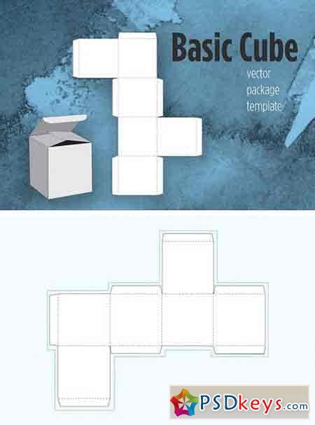 Basic Cube Package Template Free Download Photoshop Vector Stock Image Via Torrent