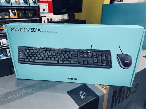 Logitech Mk200 Media Keyboard And Mouse Combo Computers And Tech Parts And Accessories Computer