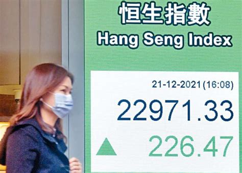 重磅科網股回勇 港股拗腰升226點 星島日報