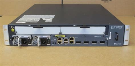 Juniper Mx80 T Timing Support Router 4x 10gb Xfp Ports 2x Mic 1x Ms Mic Slot