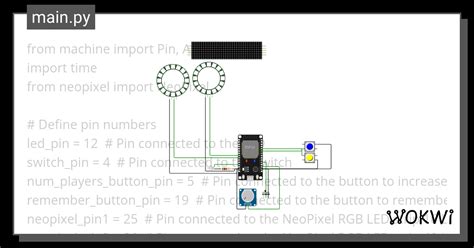 spellenklok wokwi esp32 stm32 arduino simulator
