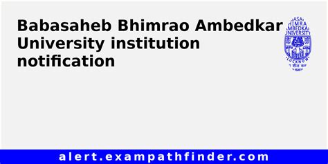 Babasaheb Bhimrao Ambedkar University All Upcoming Admission