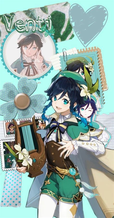 Venti Genshin Impact Anime Zelda Characters Wallpaper