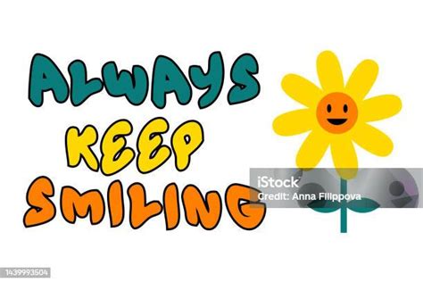 그루비 영감은 항상 빈티지 데이지 꽃으로 슬로건을 웃습니다 티셔츠 스티커 포스터를위한 완벽한 복고풍 인쇄 장식과 디자인을 위한 손으로 그린 벡터 그림 1970 1979 년에