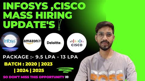 Infosys Off Campus Hiring For 2024 And 2023 Batch 🔥 Cisco Hiring Infosys Off Campus Drive
