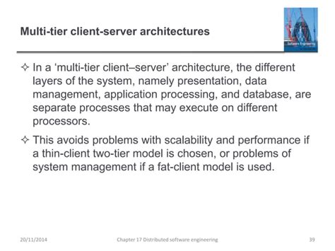 Ch17 Distributed Software Engineering Pptx