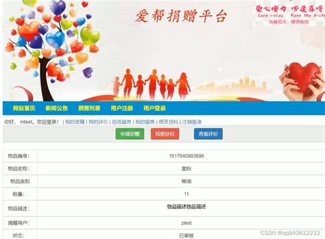Java Php基于ssm的捐赠物品管理系统 Csdn博客