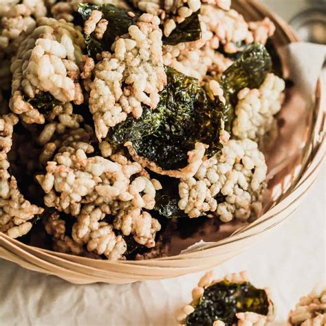 Korean Seaweed Rice Snacks Bugak Sift And Simmer