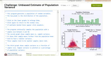 15 Simulation Showing Bias In Sample Variance — Statstics With Python