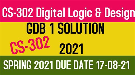 cs 302 gdb 1 solution spring 2021 cs302 spring 2021 best