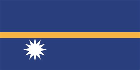 나우루 국기입니다 표준 색상 표준 크기 직사각형 플래그입니다 아이콘 디자인 컴퓨터 일러스트레이션 디지털 일러스트레이션 벡터 일러스트 레이 션입니다 0명에 대한 스톡 벡터