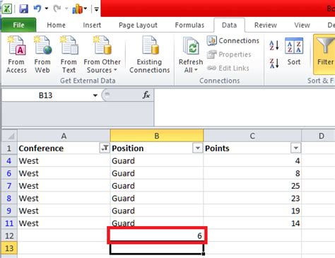 Subtotal With Countif Function In Microsoft Excel Tpoint Tech