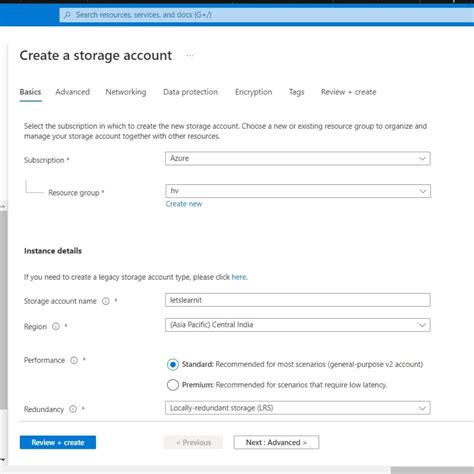 Microsoft Azure Storage Accounts Geeksforgeeks