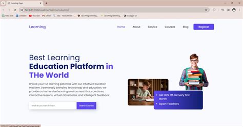 How I Created A Landing Page With Codsoft Aniket Pawase Posted On The Topic Linkedin