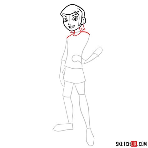How To Draw Gwen Tennyson Original Sketchok Easy Drawing Guides