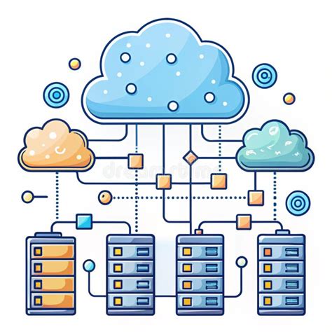 Cloud Computing Network Infrastructure Stock Image Image Of Data Center 376981803