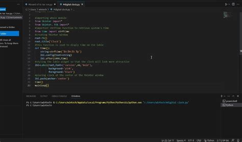 Nirjra Jain On Linkedin Python Programming Internship Digital Clock