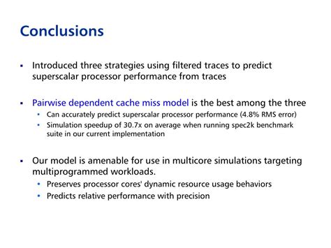 Ppt Accurately Approximating Superscalar Processor Performance From Traces Powerpoint
