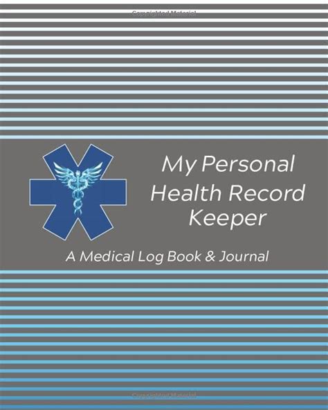 Buy My Personal Record Keeper A Medical Log Book And Journal Track