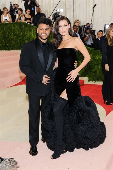 Photo The Weeknd Et Sa Compagne Bella Hadid Met Gala 2016 Au Metropolitan Museum Of Art à