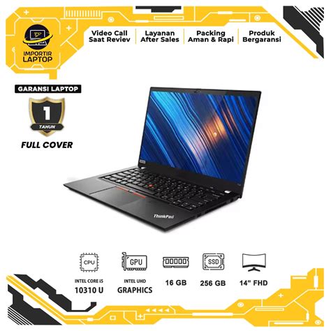 Jual Laptop Office Thinkpad T14 Ram 16 Ssd 256 Gb 14 Fhd Ips Shopee Indonesia