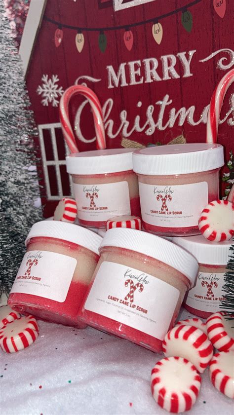 Candy Cane Lip Scrub Kiwiiglow