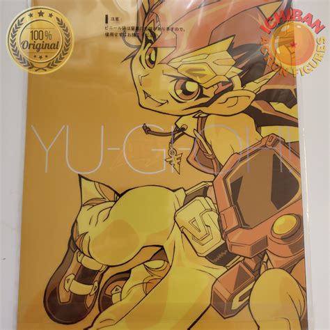 Pasta Dupla Aigami Yuma Tsukumo Yu Gi Oh Letra G Ichiban Kuji 100 Original Lacrado Ichiban