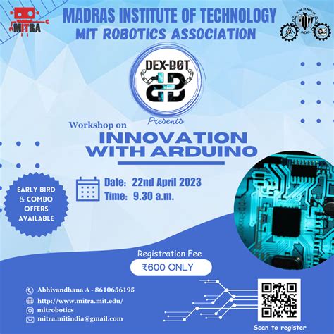 innovation with arduino dexbot 23 madras institute of technology anna
