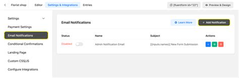 How To Set Up Admin Email Notifications In Wordpress Forms Fluent Forms