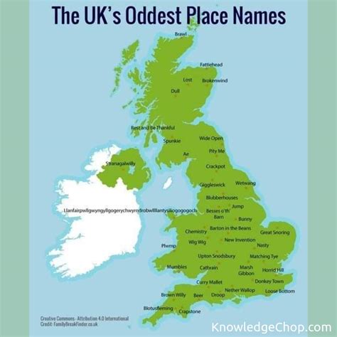 The Uks Oddest Place Names 🥷 Knowledge Ninja