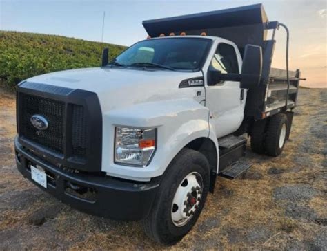 Used 2019 Ford F 750 Dump Truck For Sale In Bakersfield California