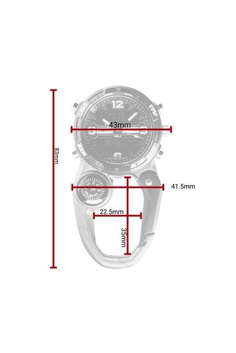 Ana Digi Miniclip Antique Silver Case With White Dial And Normal Lcd