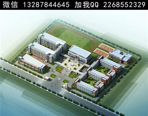 学校规划设计案例效果图 3750459 领贤网