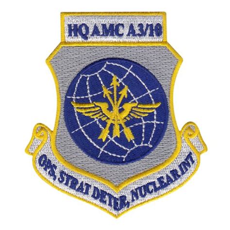 HQ AMC A Patch Headquarters Air Mobility Command Patches