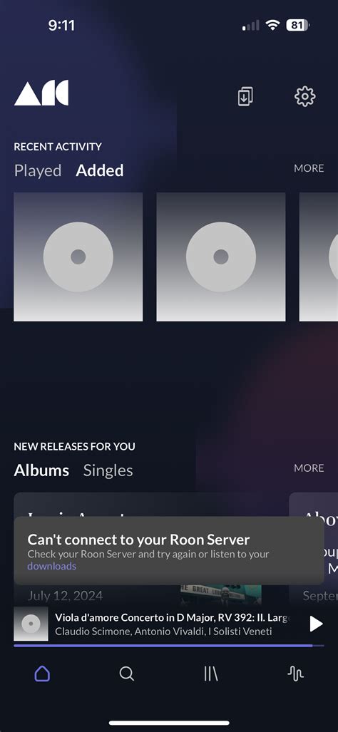 Arc Unable To Connect To Roon Server Following Backup Restore Ref
