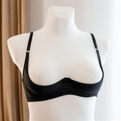 Shelf Open Cup Bra Cupless Bra For Large Breast Quarter Cup Bra With