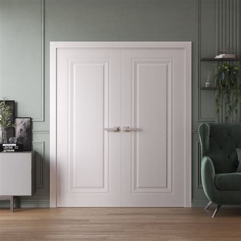 Sartodoors Interior Double Doors 64 X 84 Inches Select 1119 White