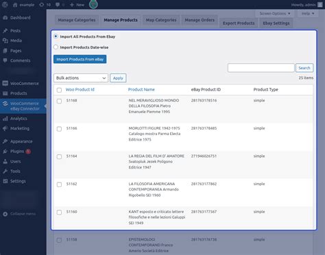 Wordpress Woocommerce Ebay Connector Plugin By Webkul Codecanyon