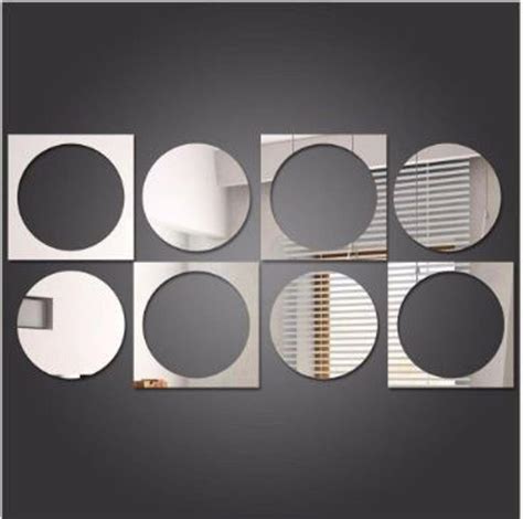 Espelho Decorativo Quadrados Bolas Quarto Sala Escritório Agv Criações Espelho Decorativo