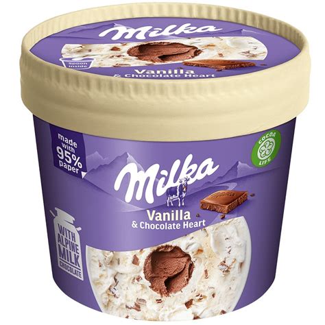 Ice Cream Milka Vanilla And Chocolate Ebag Bg