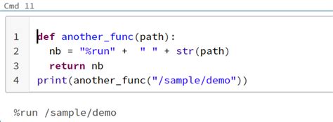 Apache Spark How To Run Code With Run Inside A String In Databricks Stack Overflow
