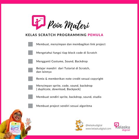 Poin Materi Kelas Coding Scratch Programming Akademi Prasetyorini
