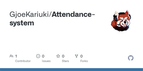 Github Gjoekariuki Attendance System