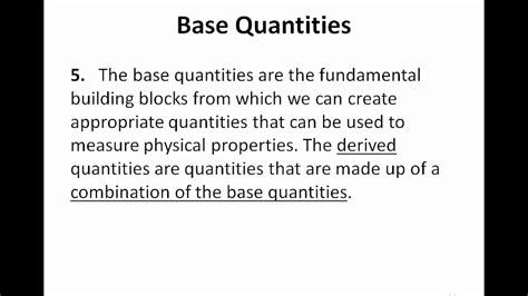What Is Base Quantity Simple Definition At John Spiker Blog